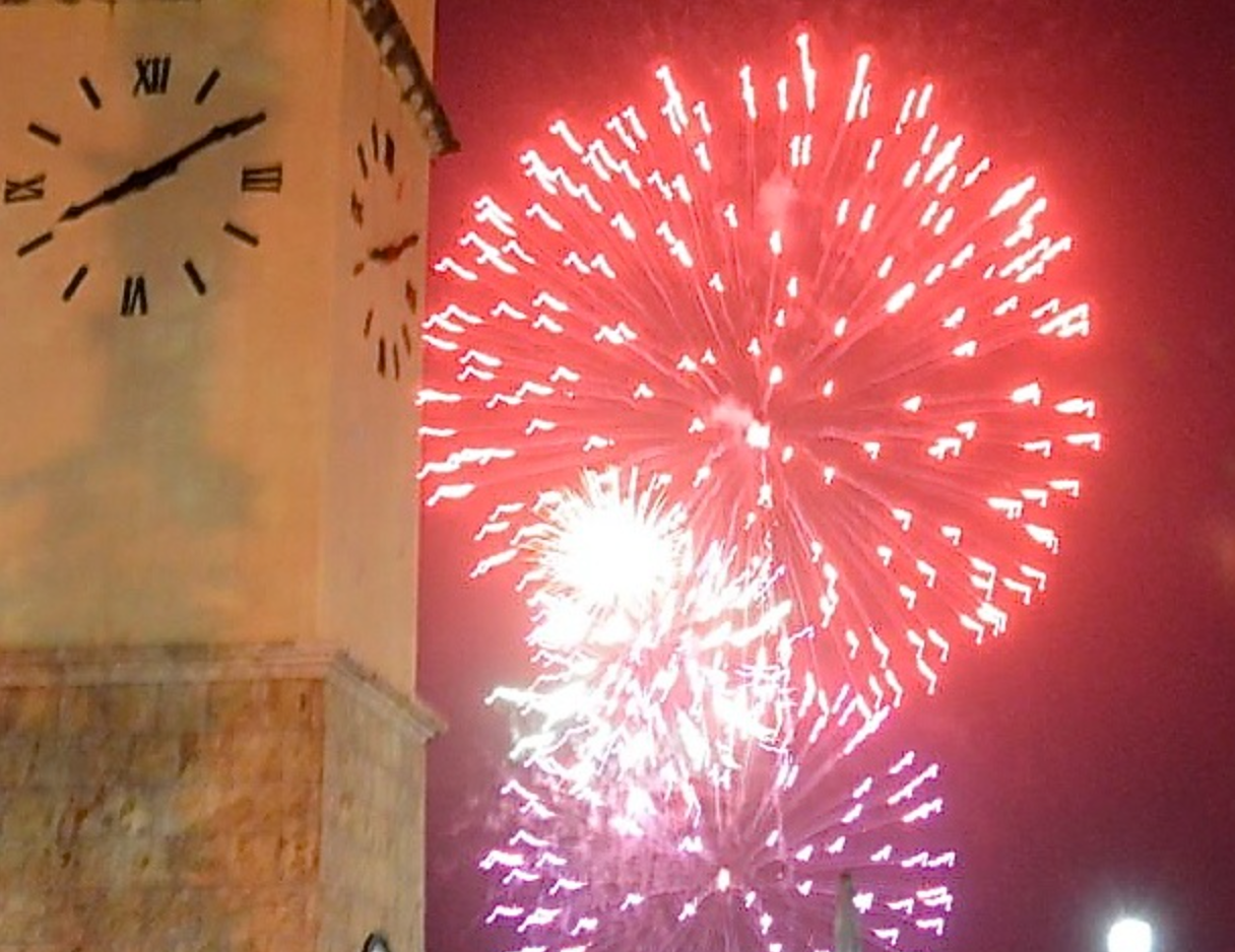 Fireworks Show in St Croix in July - Chris and Christie Powers