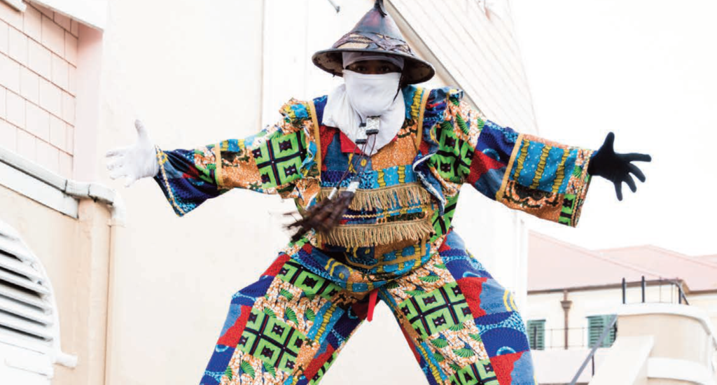 Guardians of Culture Moko Jumbies - Chris and Christie Powers