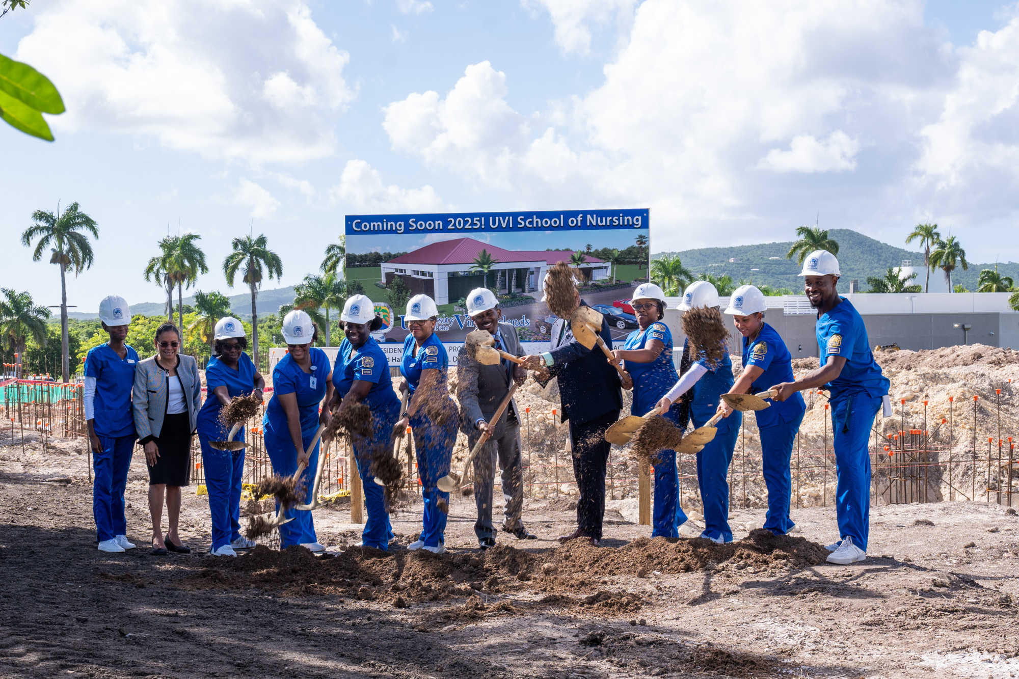 UVI Breaks Ground on Nursing Building on St. Croix - Chris and Christie ...