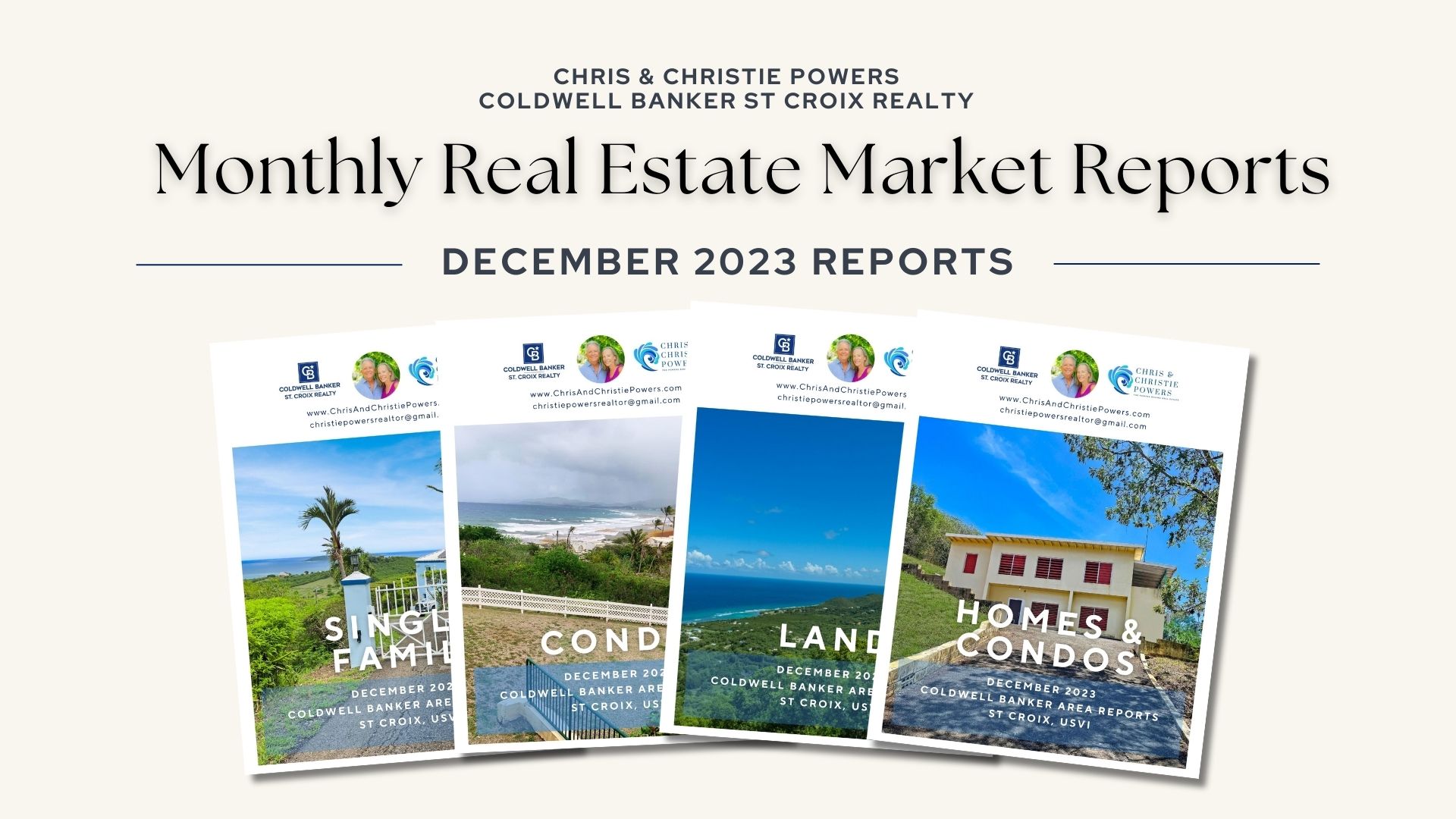 NEW St Croix Area Reports (December 2023) - Chris and Christie Powers